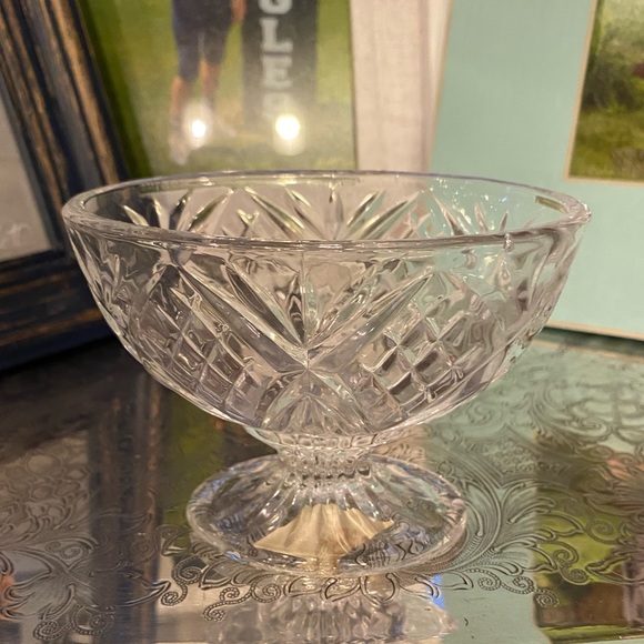 shannon crystal | Accents | Vintage Shannon Crystal Oval Pedestal Dish ...